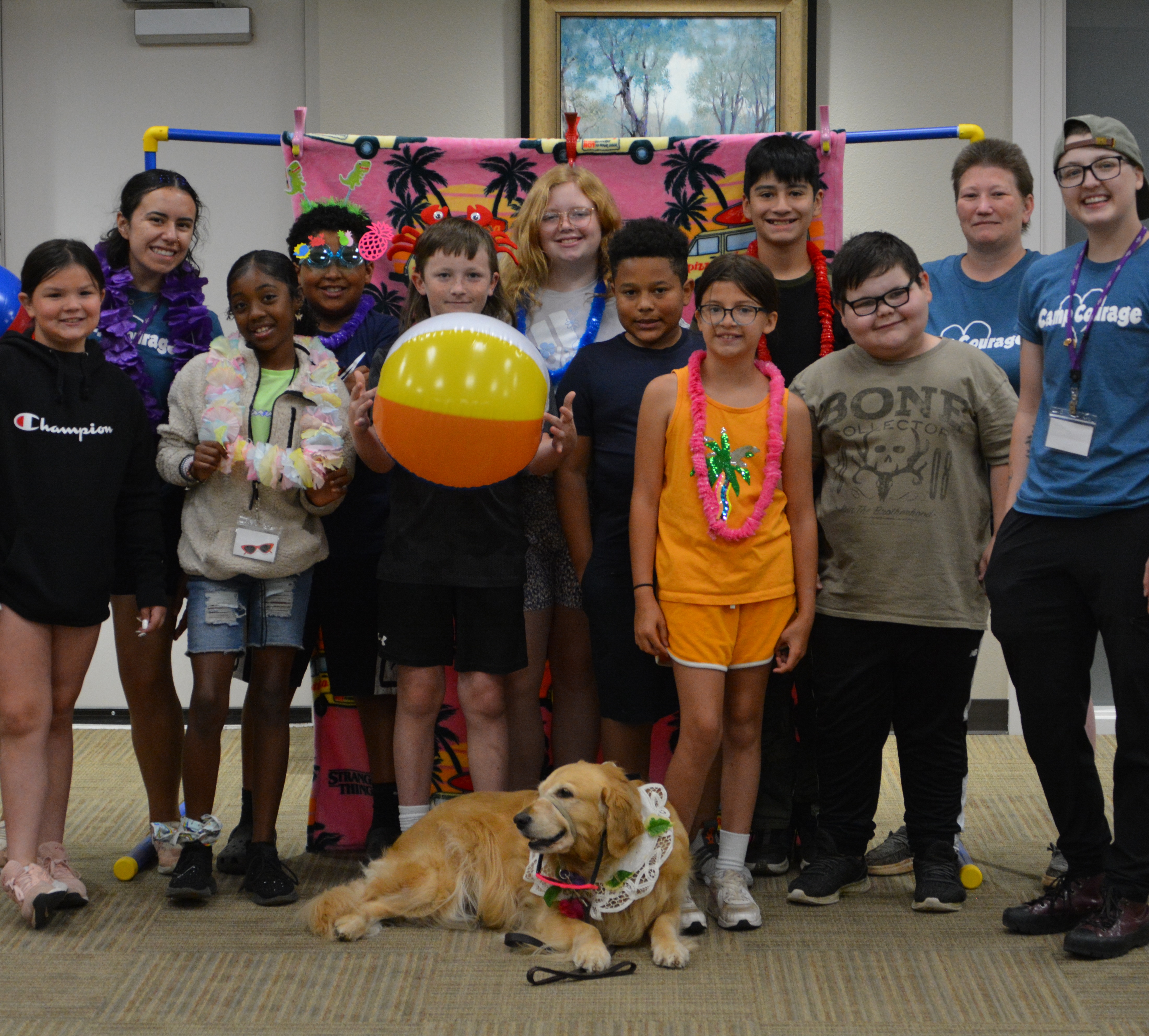 Children learn grief-coping skills at Hendrick Hospice Care’s Camp Courage