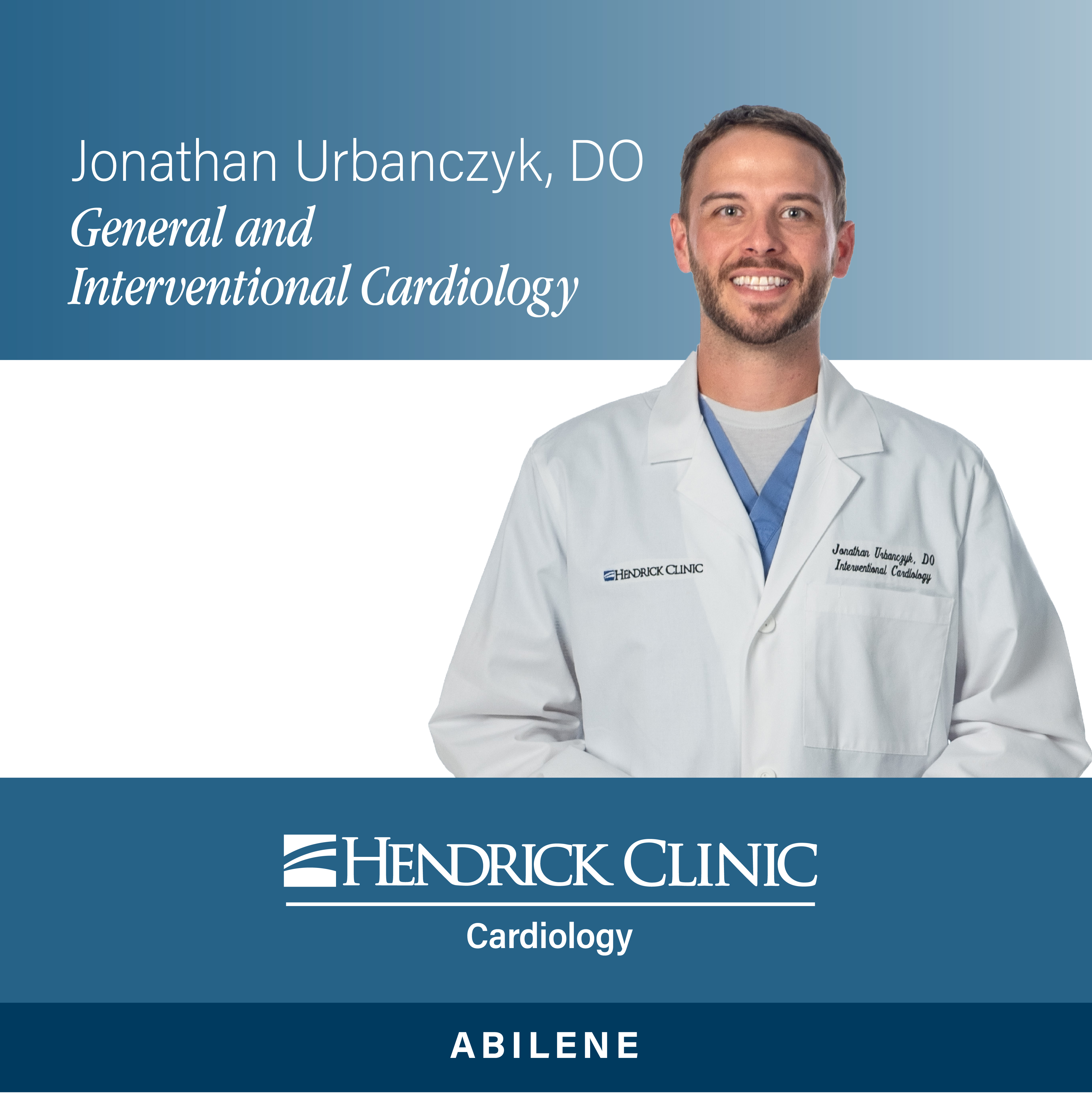 Hendrick Clinic welcomes Jonathan Urbanczyk, DO